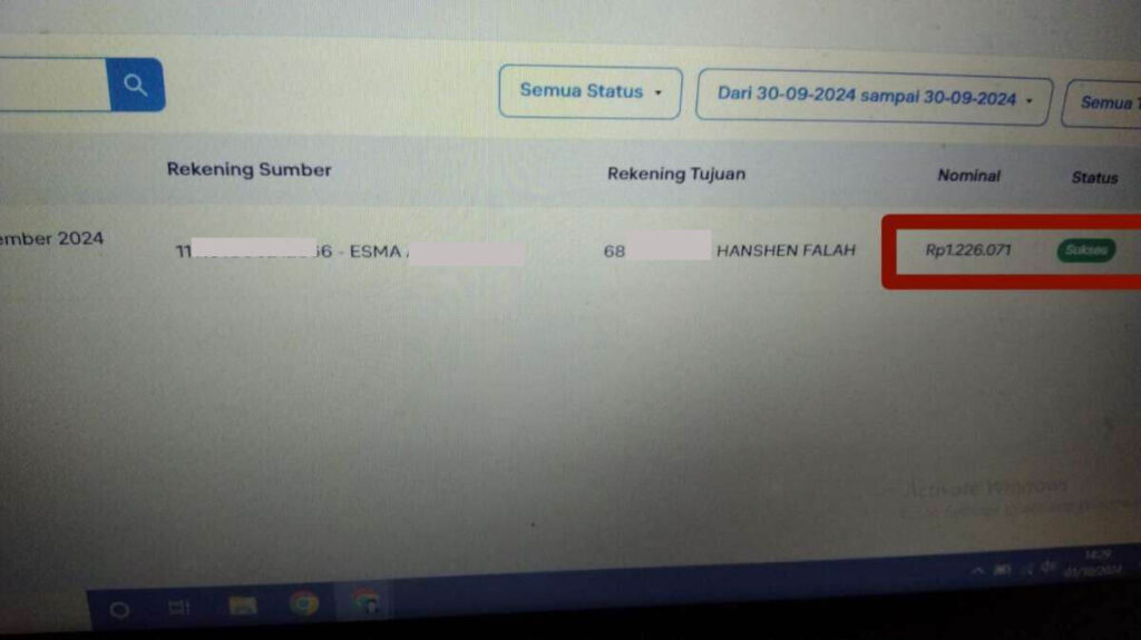 Transfer BI-Fast BRI ke BCA, Dana Tidak Masuk ke Rekening Tujuan