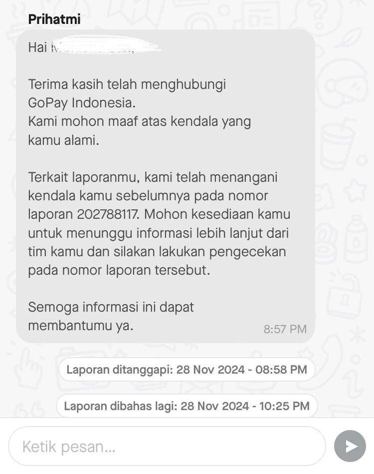 Sudah Melunasi Semua Tagihan GoPay Pinjam Sebelum Jatuh Tempo, Tapi di Aplikasi Masih Ada Tagihan