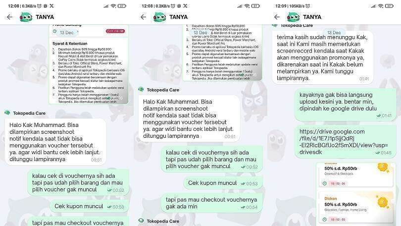 Kecewa dengan Customer Service Tokopedia