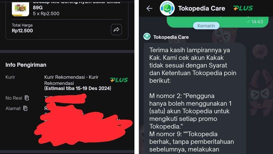 Langganan PLUS Tokopedia, Tapi Tidak Diberikan Benefit PLUS Sesuai dengan Deskripsi Langganan ...