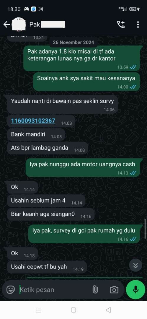 Dibohongi oleh Karyawan BPR