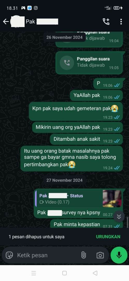 Dibohongi oleh Karyawan BPR