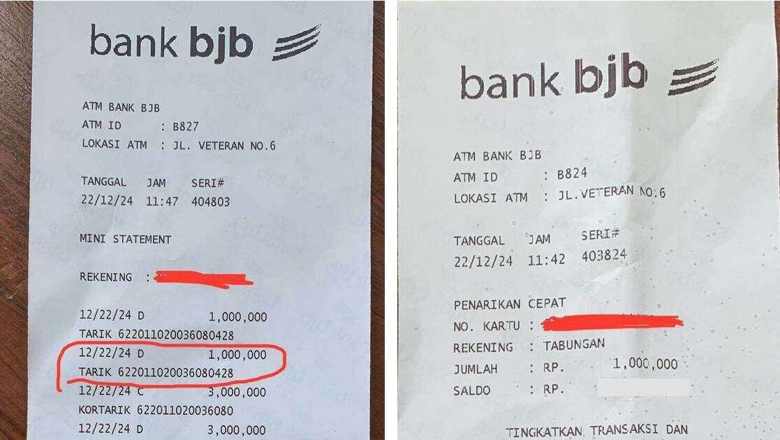 Transaksi ATM BJB Gagal, Saldo Tetap Berkurang
