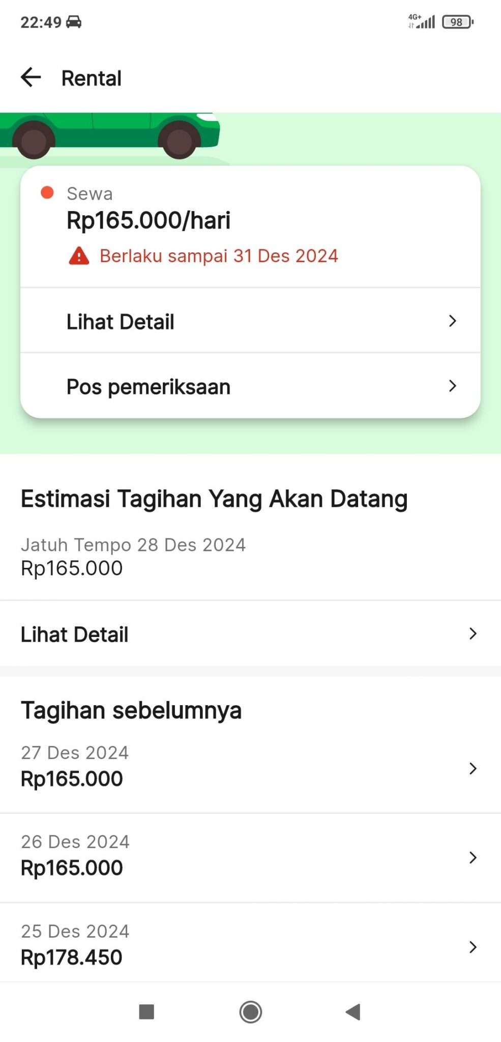 Pengemudi Grab Keluhkan Kenaikan Biaya Rental Mobil