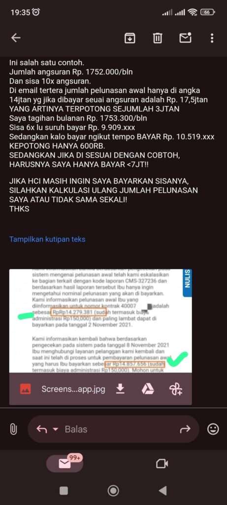 Dua Kali Pengajuan Pelunasan Awal HCI, Bikin Greget!