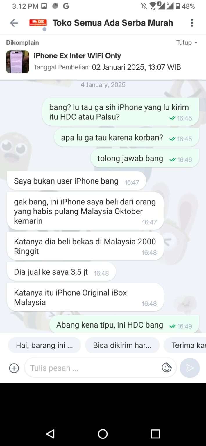 Jangan Sampai Seperti Saya! Modus Penipuan di Tokopedia yang Jarang ...