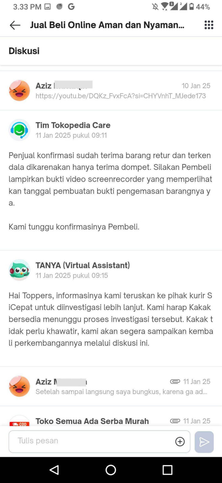 Jangan Sampai Seperti Saya! Modus Penipuan di Tokopedia yang Jarang ...