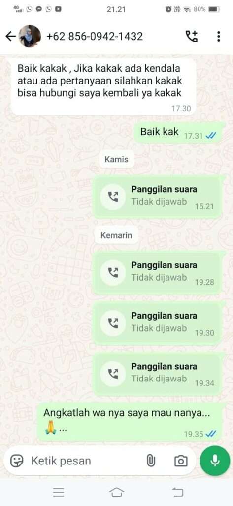 Permohonan Pemblokiran Rekening Bank yang Disalahgunakan untuk Penipuan Online