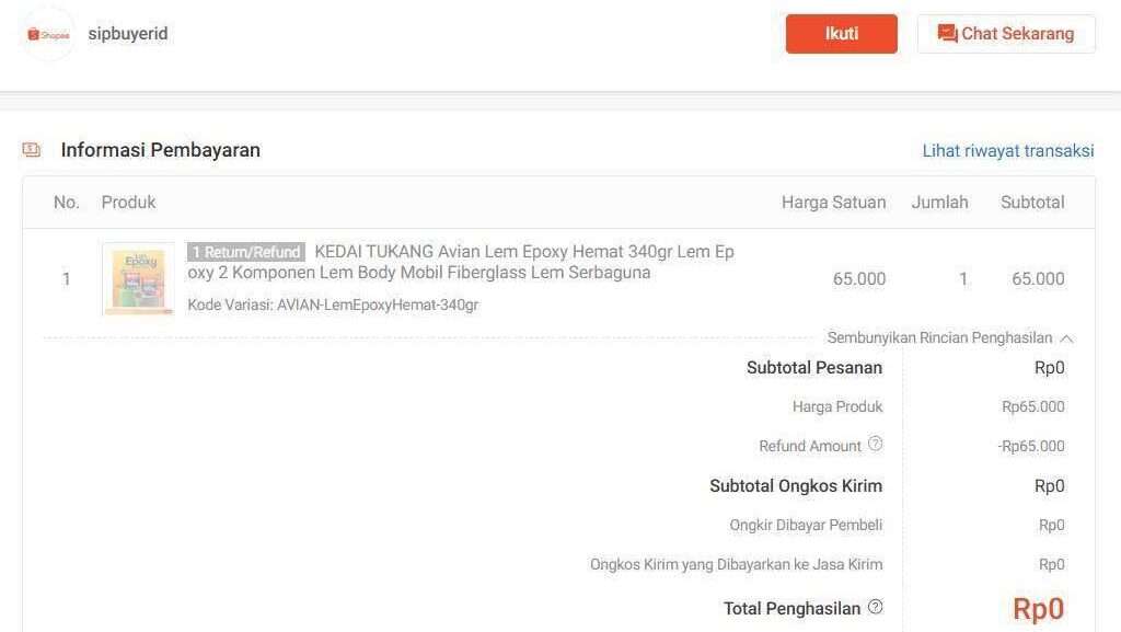 Proses Refund Cepat, Barang Tidak Kembali – Shopee Harus Bertanggung Jawab