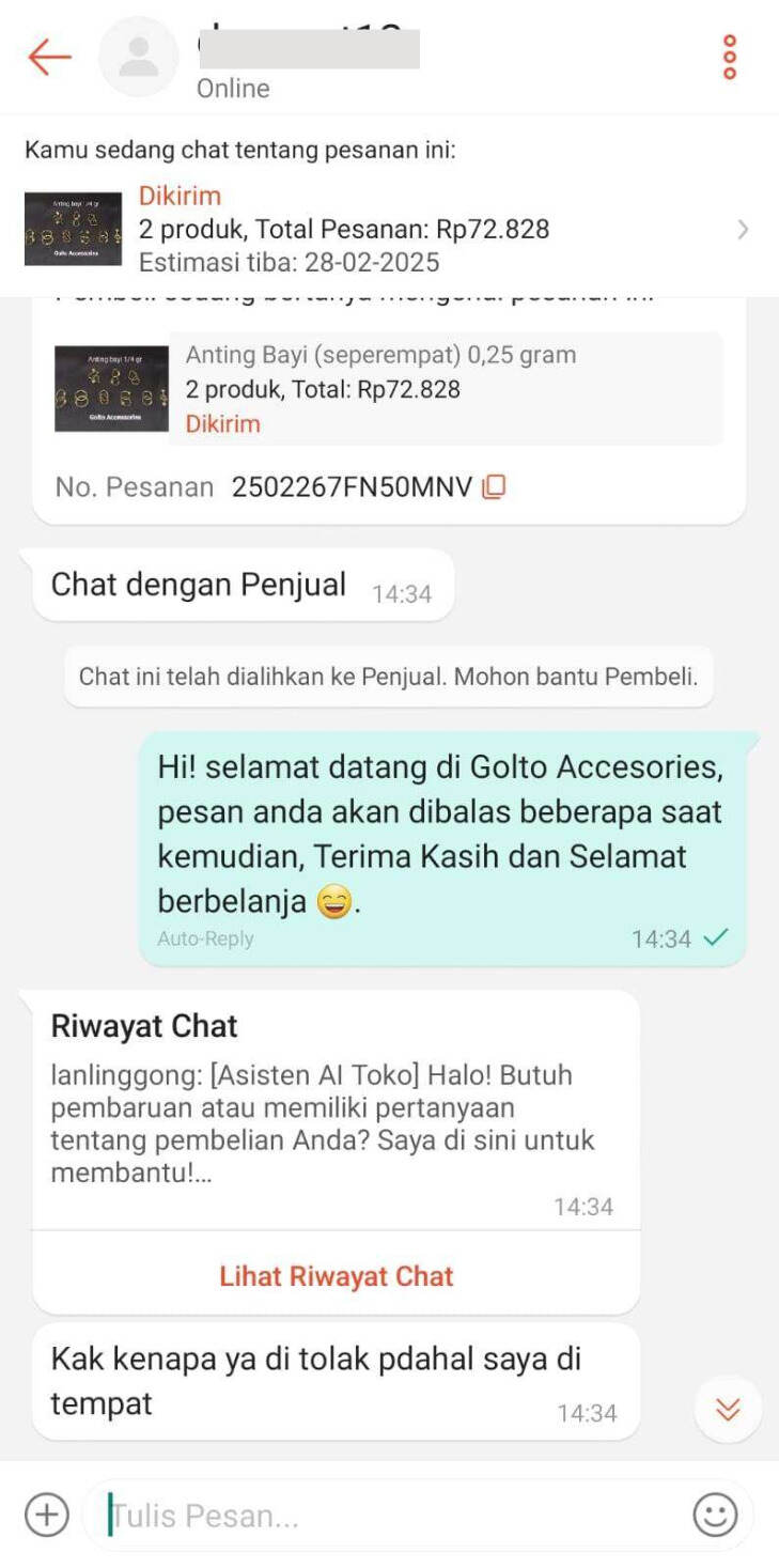Kurir Shopee Tidak Mengantarkan Paket COD kepada Pembeli dan Bilang Pembeli Menolak Padahal ...