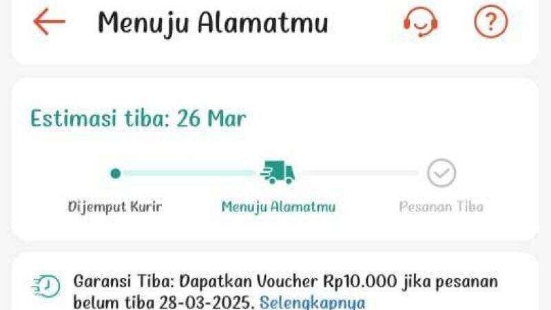 Pengiriman Shopee Status Kirim ke Alamat Selama 4 Hari hingga Kini ...