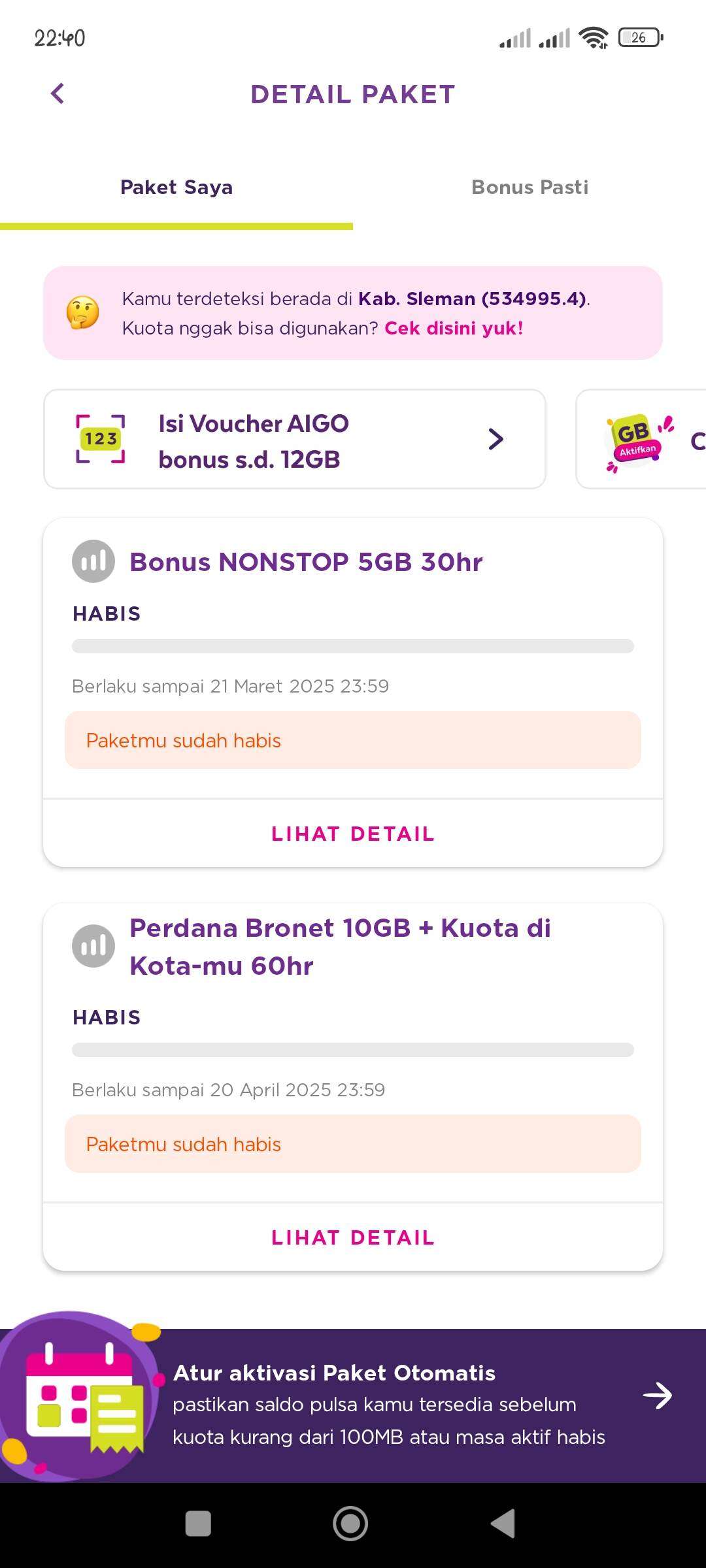Terpotong Pulsa Internet Ketika Akses dengan WiFi