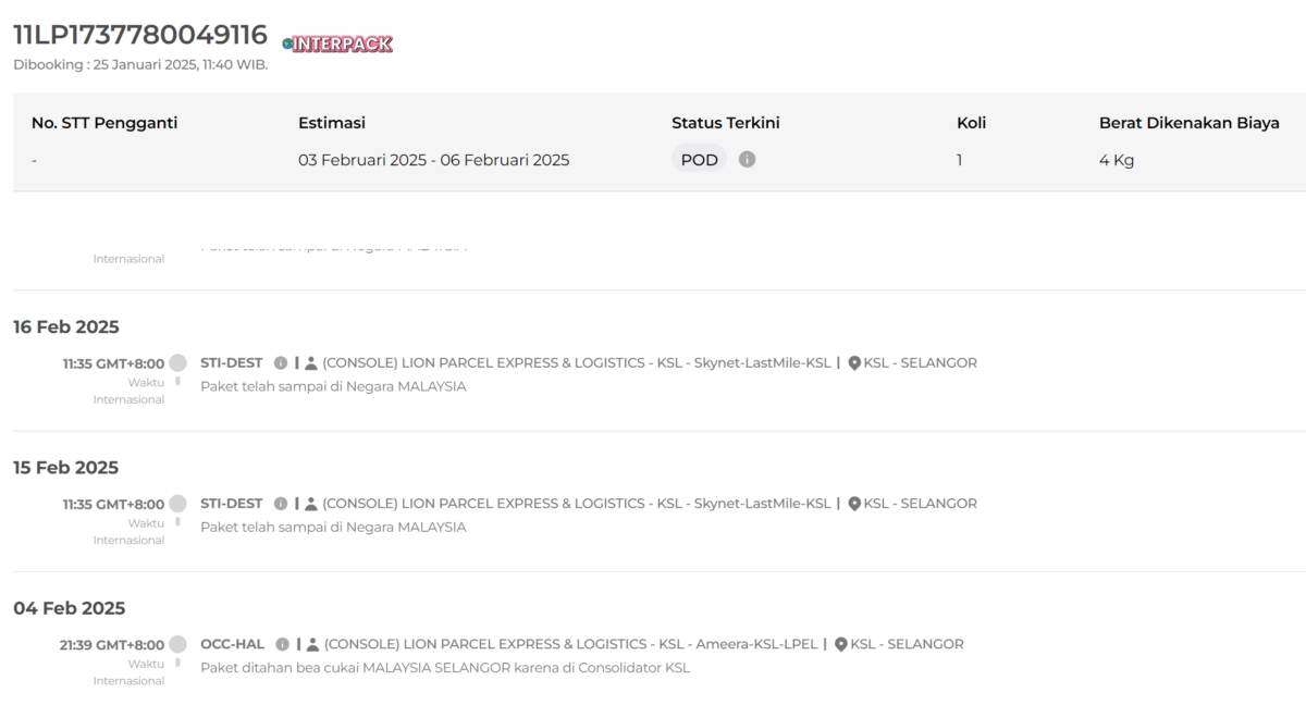 Lion Parcel Tidak Mengirim Paket Sesuai Estimasi dan Tidak Adanya ...