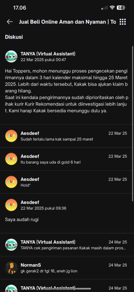 Dirugikan 7,7 Juta Rupiah, Belanja di Tokopedia Sudah Tidak Aman Lagi?