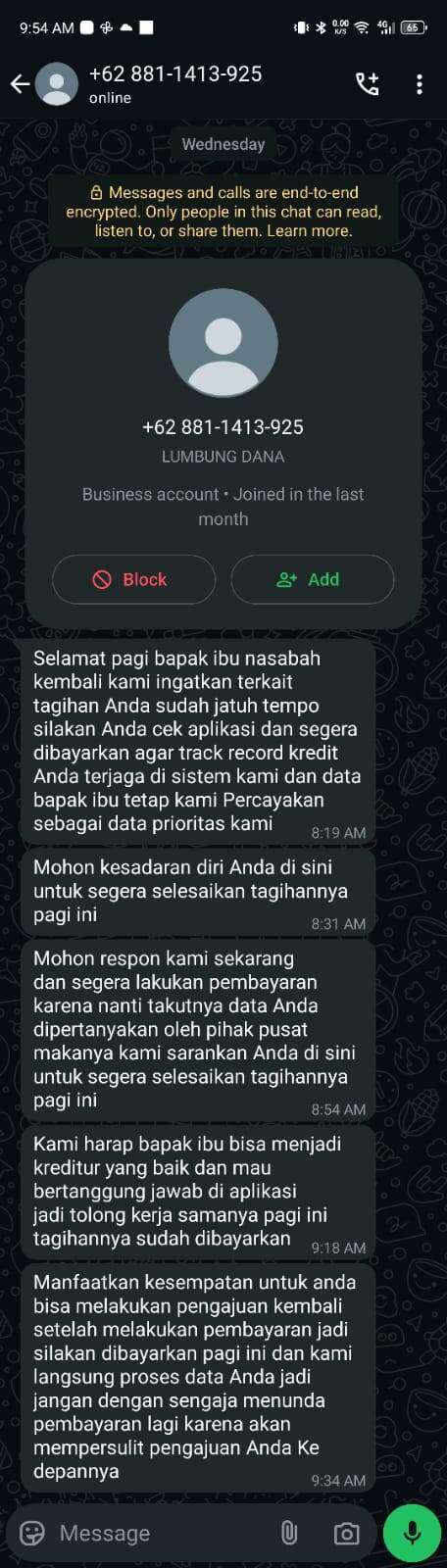 Pinjol Lumbung Dana Menagih dan Meneror Sebelum Jatuh Tempo