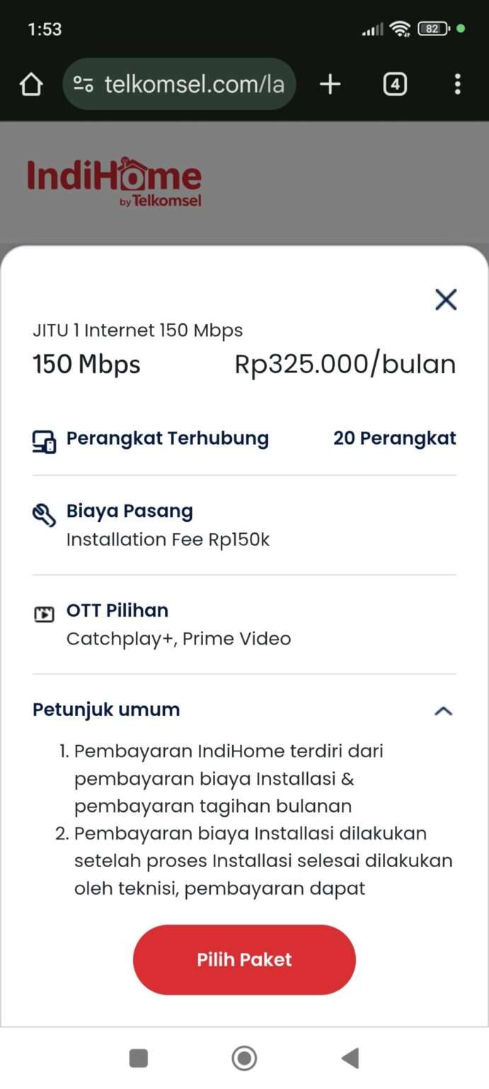 Upgrade Speed Telkomsel IndiHome ke 150 Mbps Dipersulit