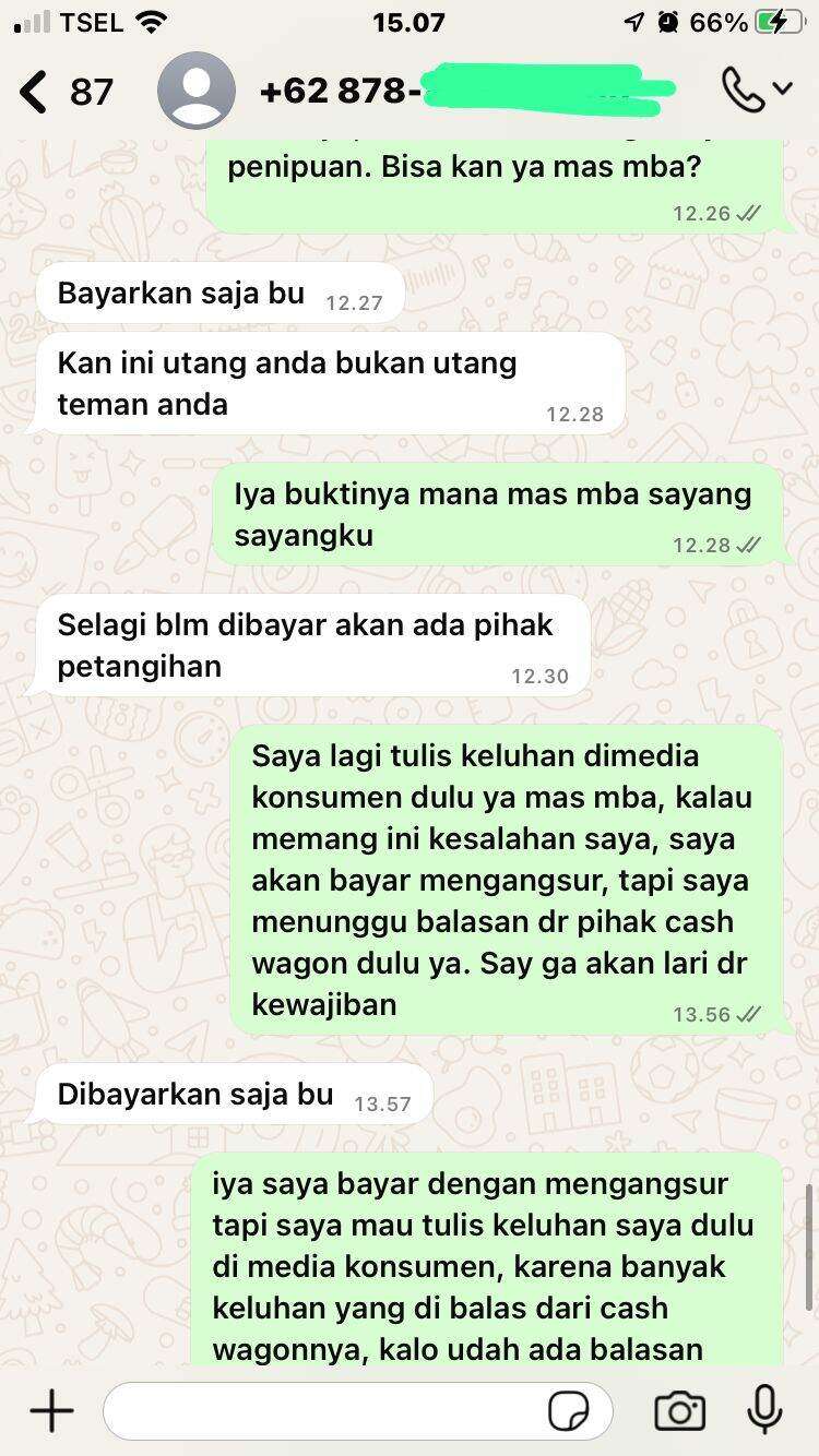 Penagihan Pinjol Cash Wagon yang Meresahkan
