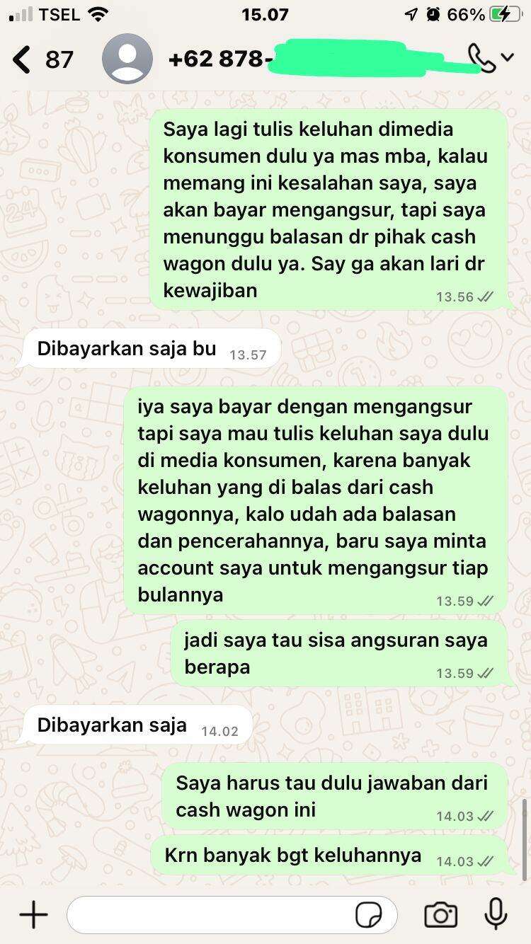 Penagihan Pinjol Cash Wagon yang Meresahkan