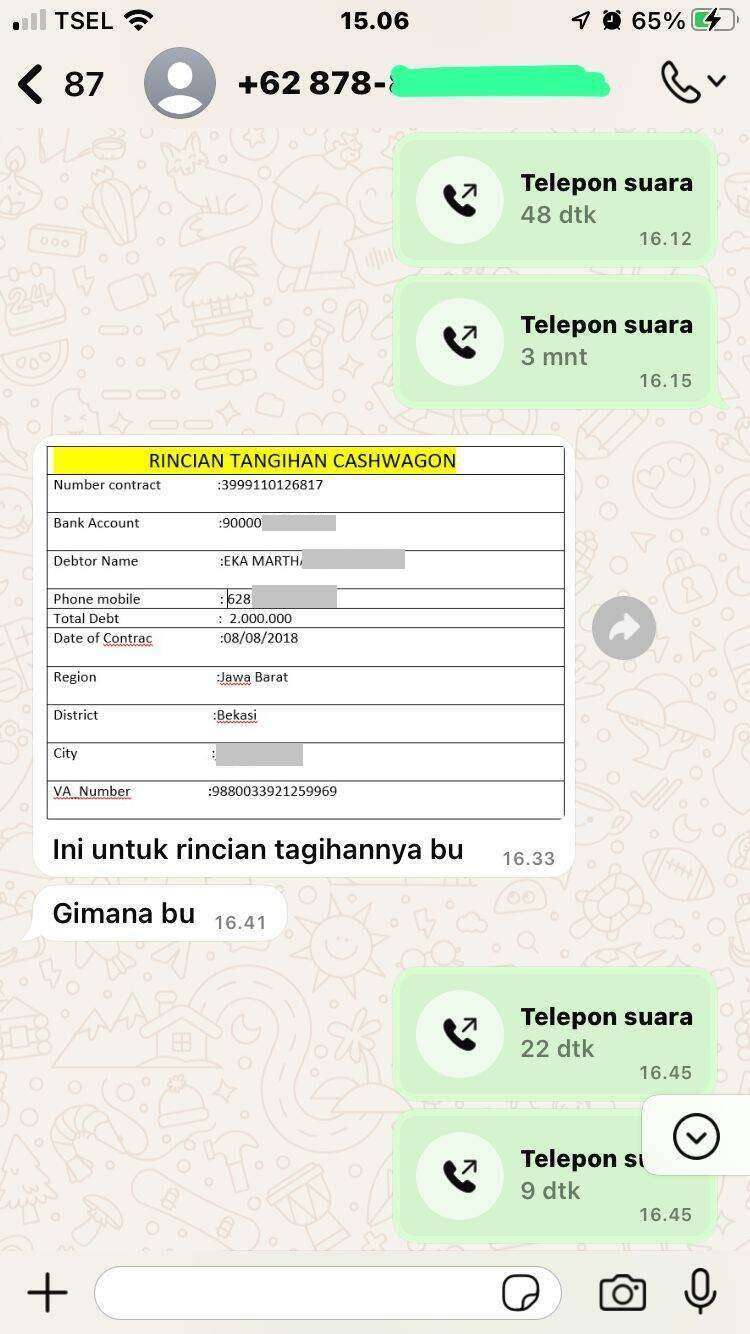 Penagihan Pinjol Cash Wagon yang Meresahkan