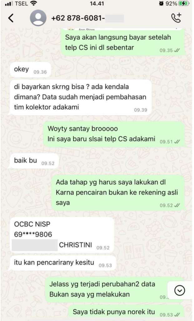 Tidak Memiliki Rekening di OCBC NISP tetapi Ada Pinjaman Online yang ...