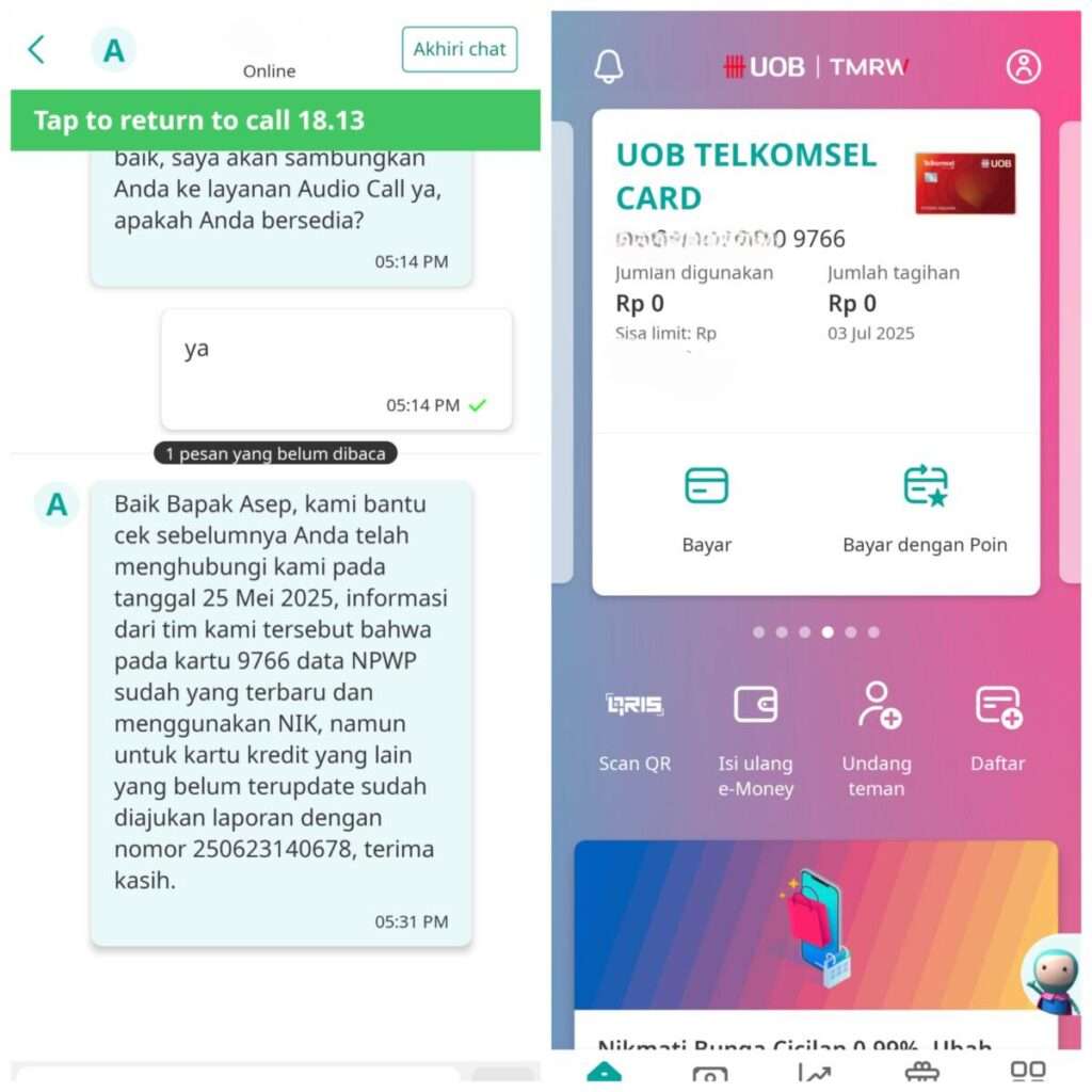 Sistem yang Membingungkan dari Bank UOB