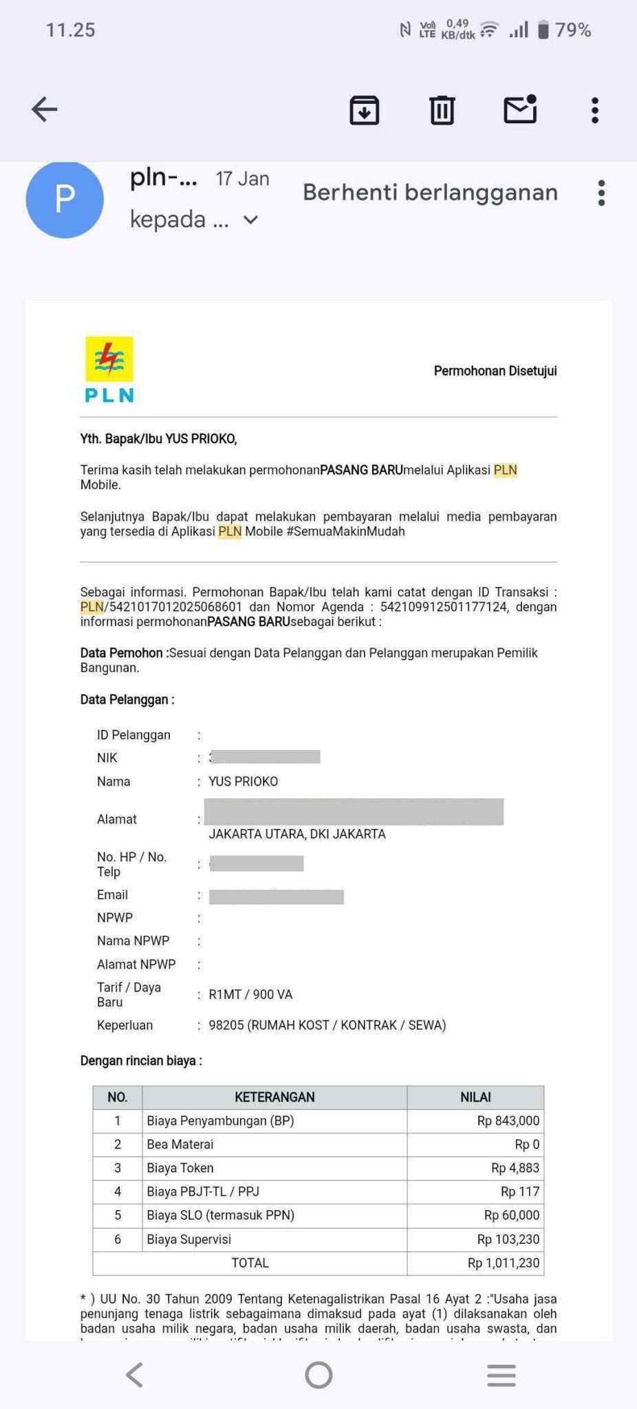 Pelayanan PLN Tidak Profesional dan Transparan