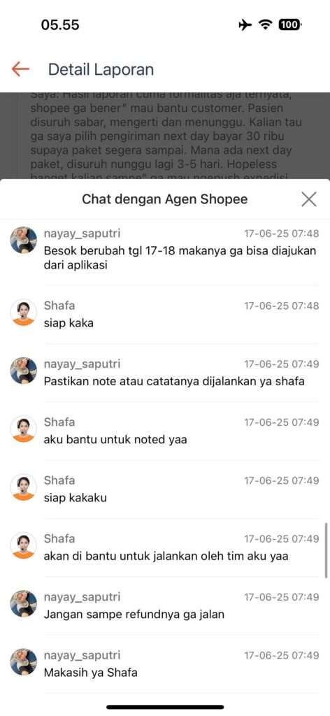 Shopee Menyepelekan Komplain Customer