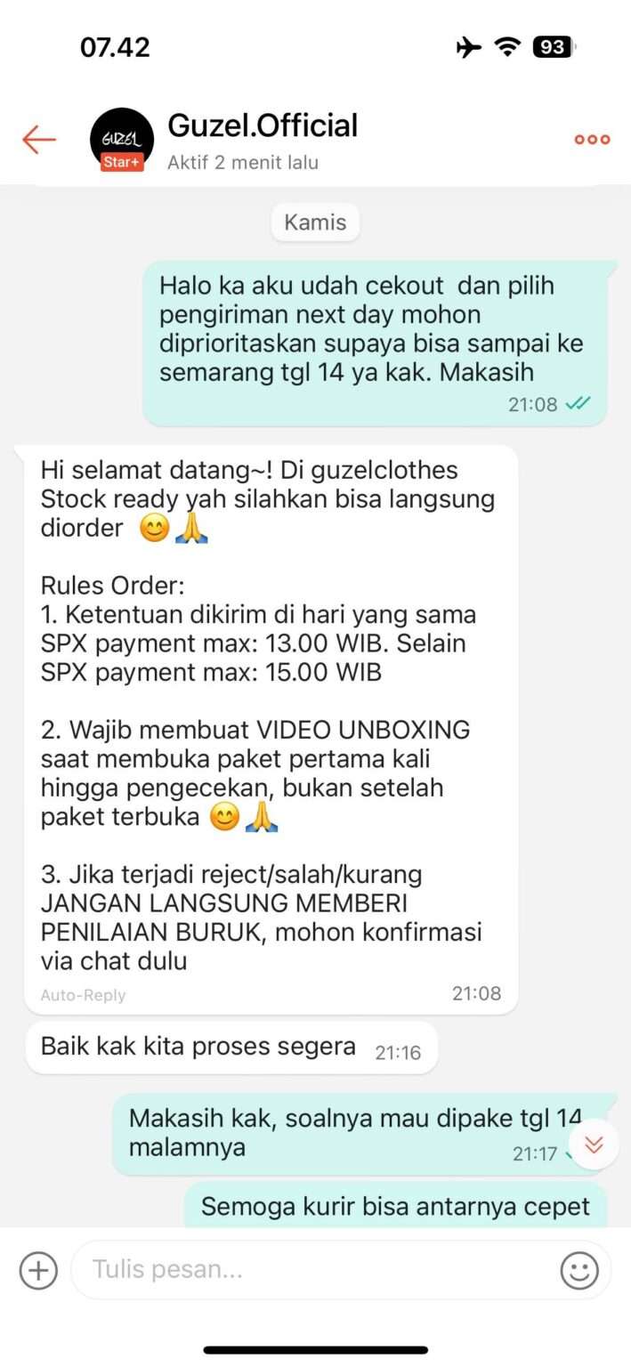 Shopee Menyepelekan Komplain Customer