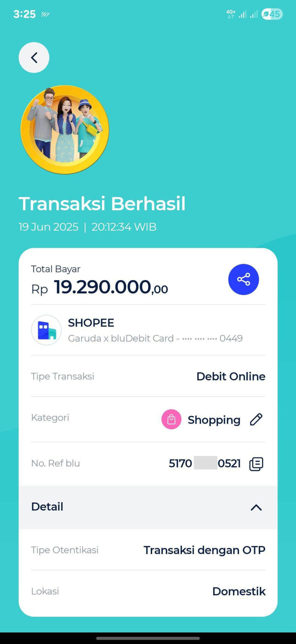 Setelah Top Up dari Debit Blu x Garuda Akun ShopeePay Terblokir Tanpa ...