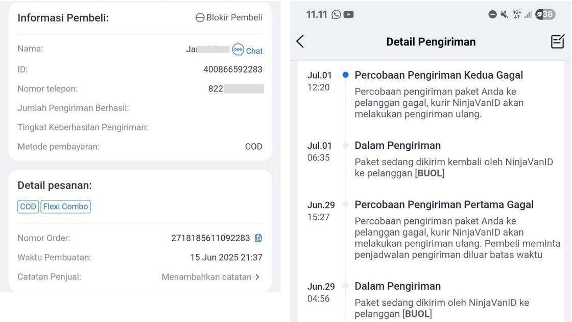 Paket COD Lazada Belum Sampai Sejak Tanggal 15 Juni 2025