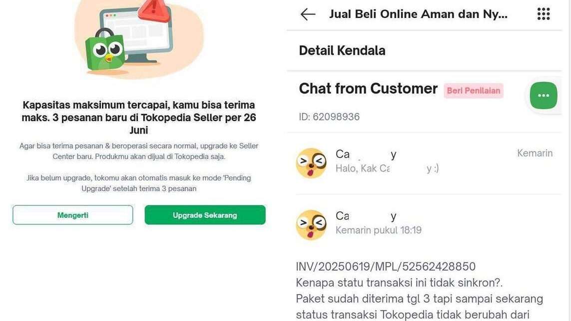 Curhat Seller tentang Kualitas CS dan IT Tokopedia, Seperti Mau Bangkrut
