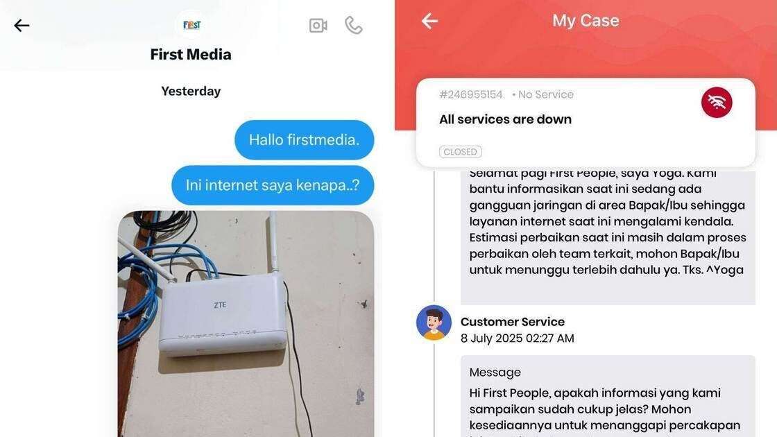 Firstmedia Semaunya dengan Aftersales Service-nya