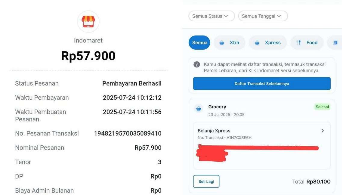Klik Indomaret Memotong Saldo Limit tapi Barang Tidak Muncul pada ...