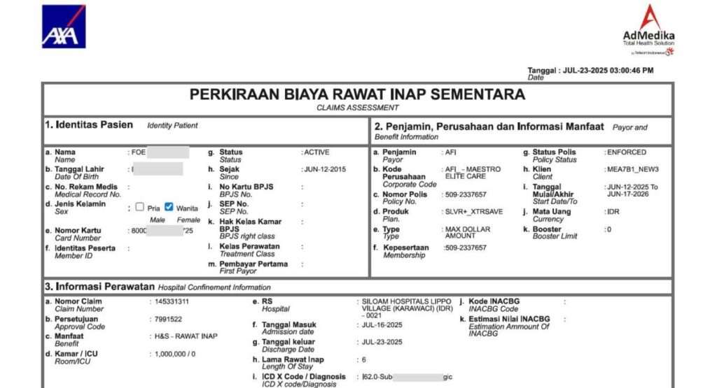 Lambatnya Proses Administrasi AdMedika yang Merugikan Nasabah AXA