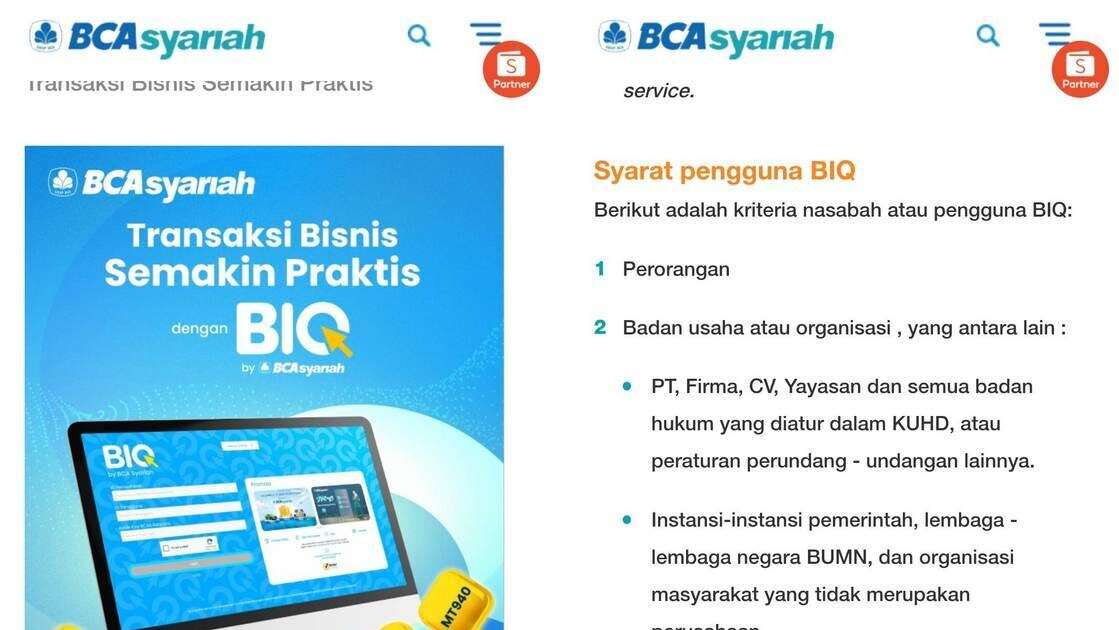 Apakah Informasi di Web BCA Syariah Belum Sepenuhnya Terbit?