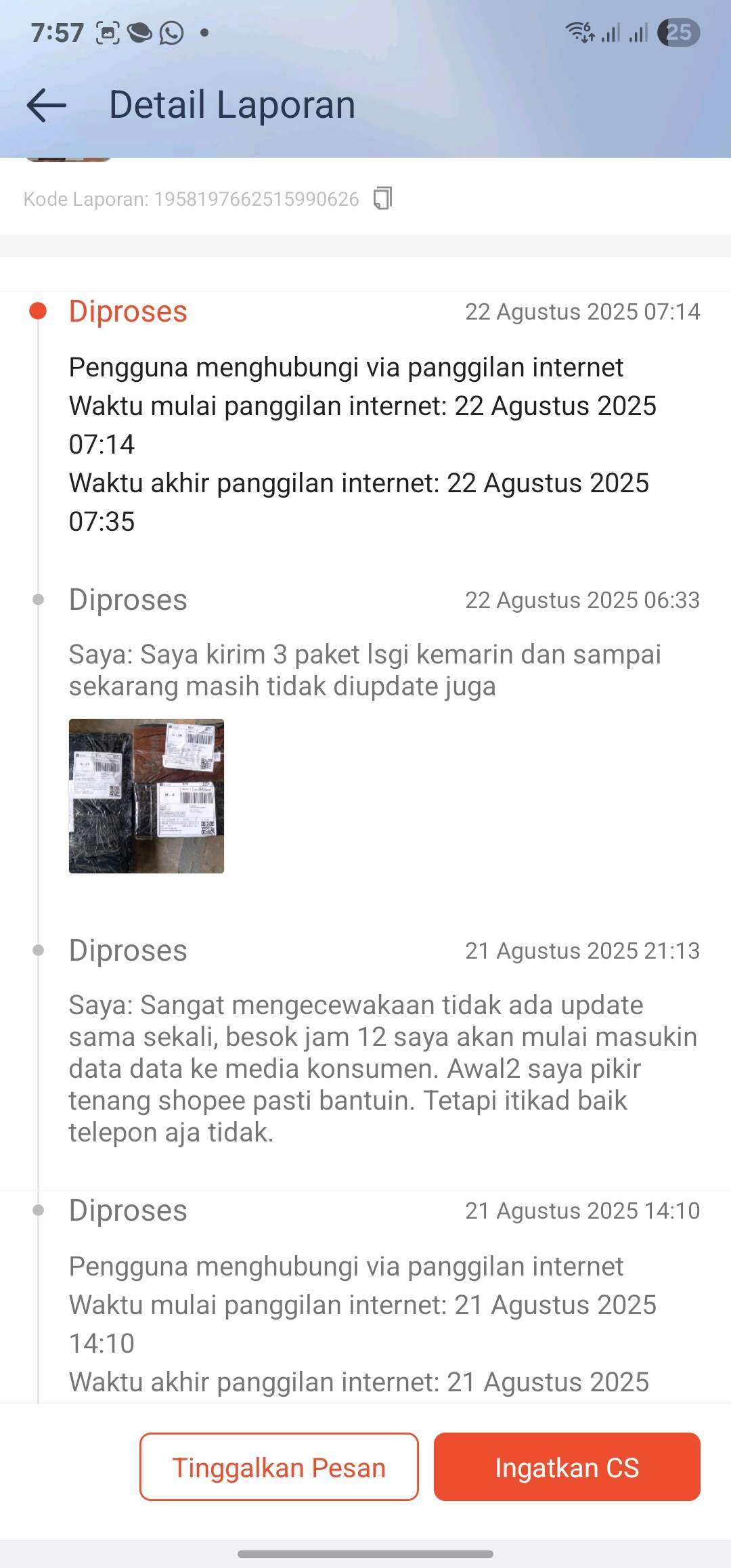 Keluhan Penjual Terhadap Shopee dan SPX Express: Resi Tidak Terupdate ...