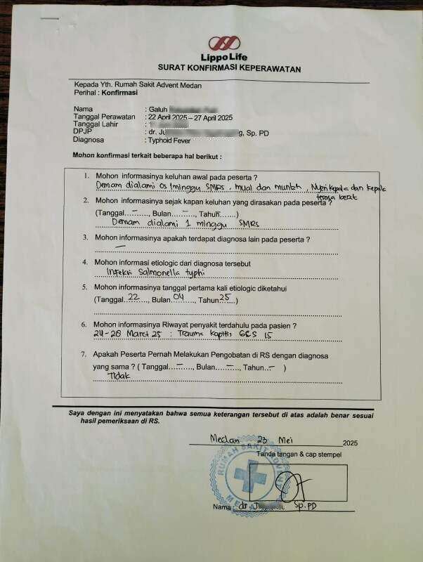 Klaim Perawatan Cashless di Lippo Life Assurance Ditolak Tanpa Alasan ...