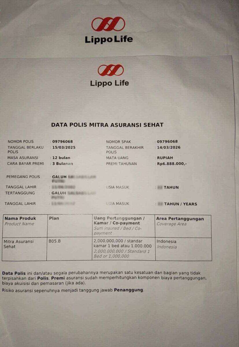 Klaim Perawatan Cashless di Lippo Life Assurance Ditolak Tanpa Alasan ...