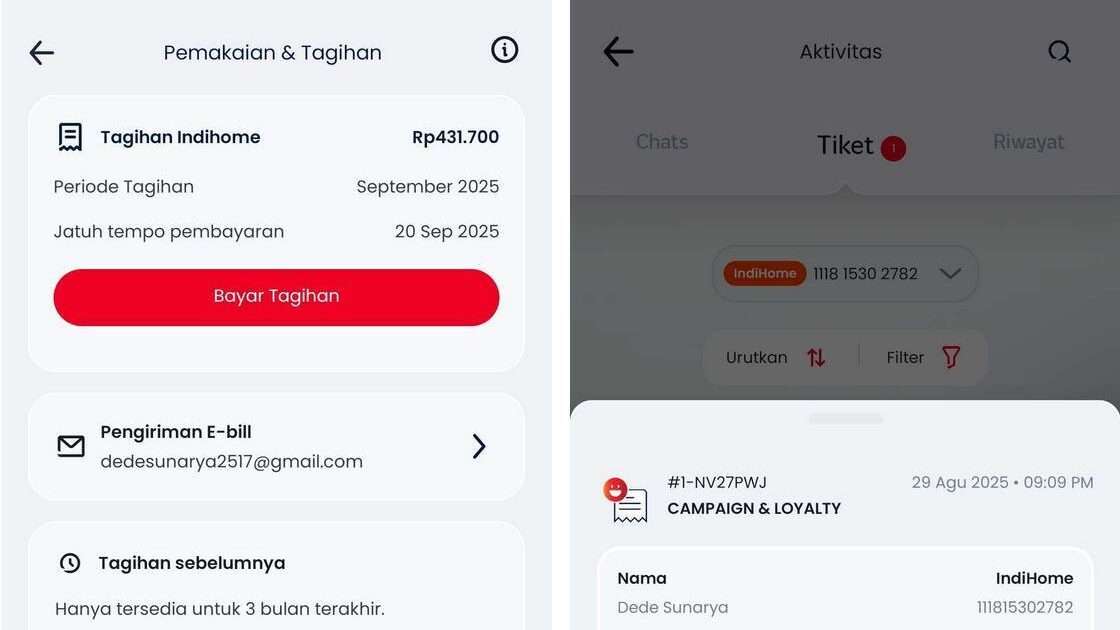 Kompensasi Tagihan IndiHome yang Tidak Sesuai