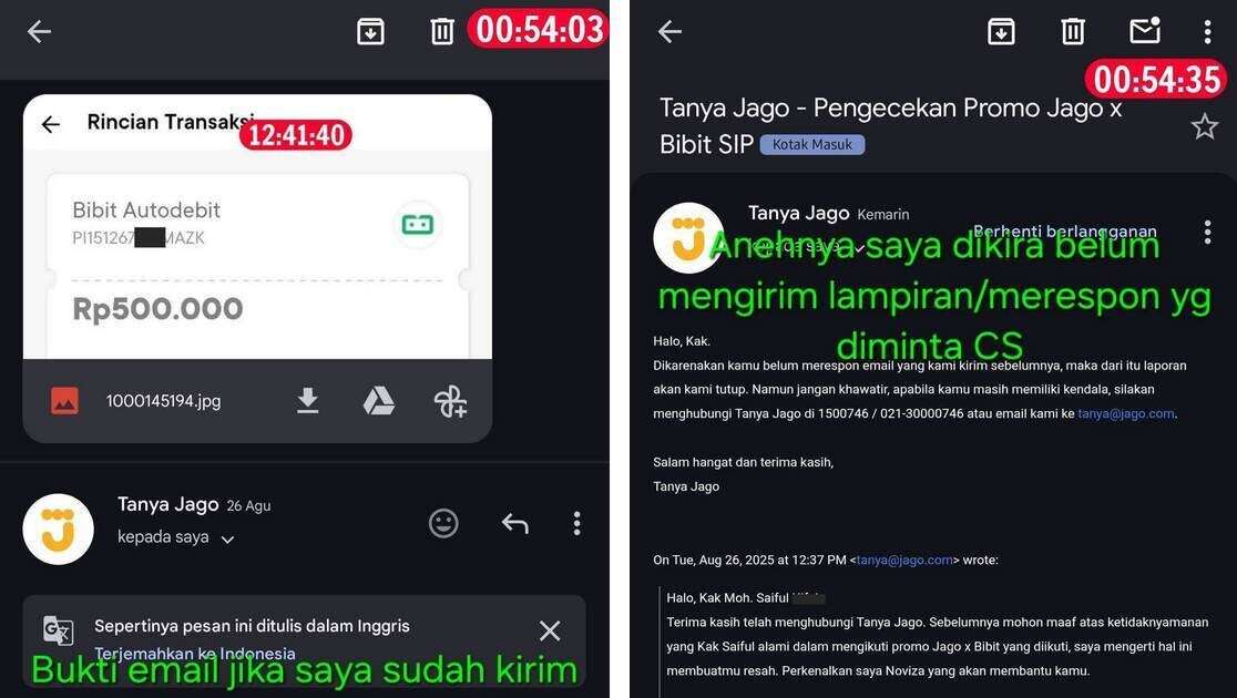 CS Bank Jago yang Tidak Profesional