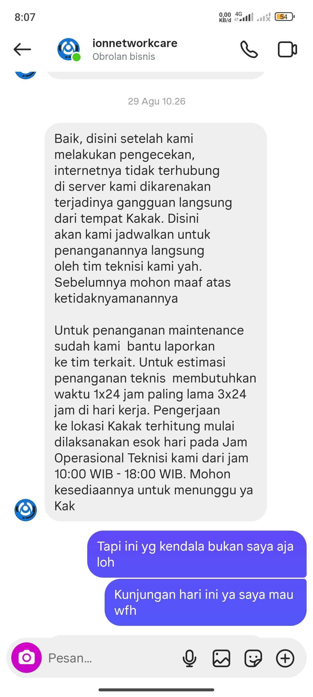 Jujungnet (ION Broadband) Benar-Benar Mengecewakan