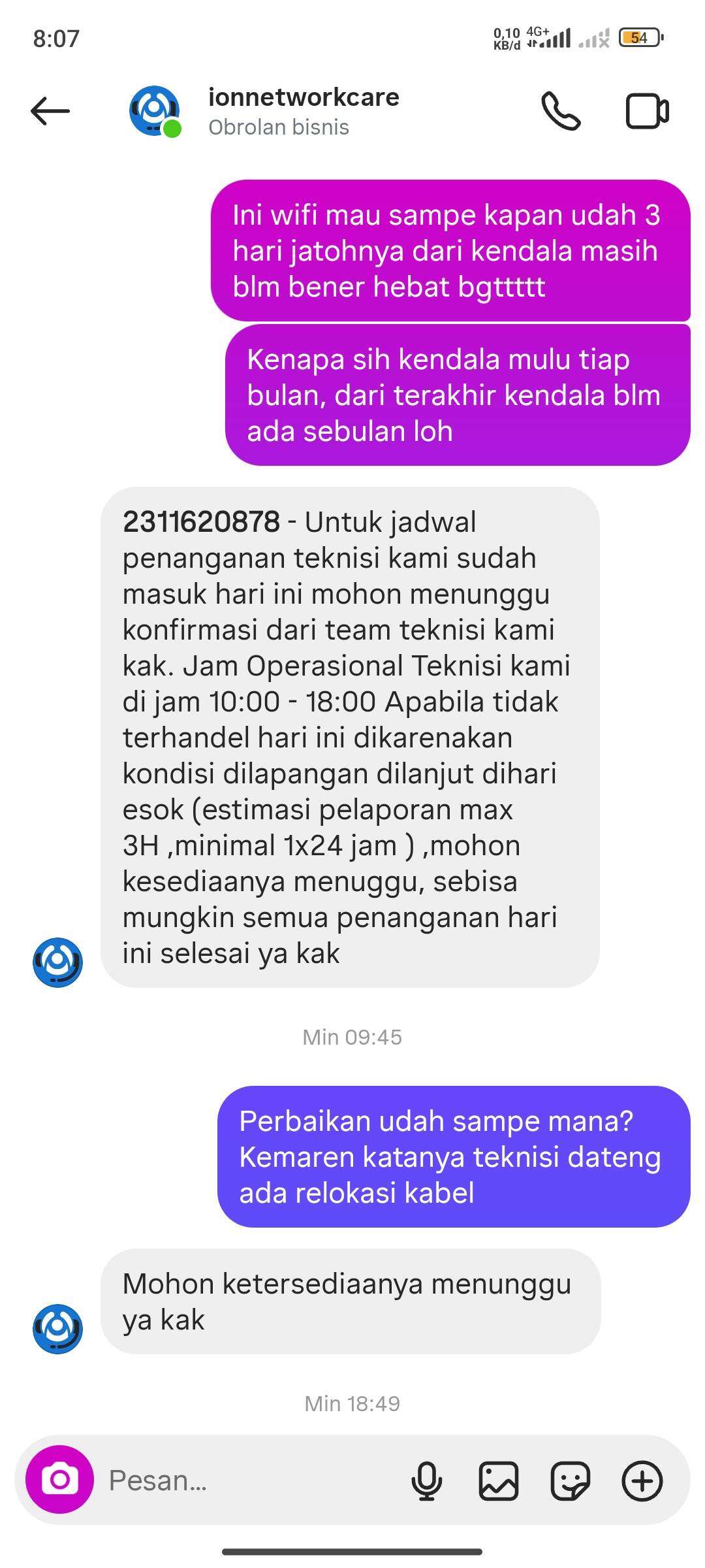 Jujungnet (ION Broadband) Benar-Benar Mengecewakan