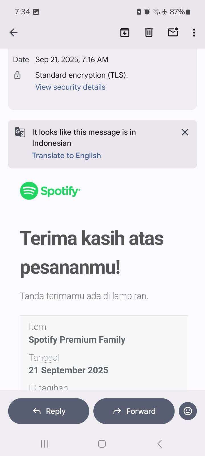 Perubahan Harga dan Jumlah Anggota Spotify Family