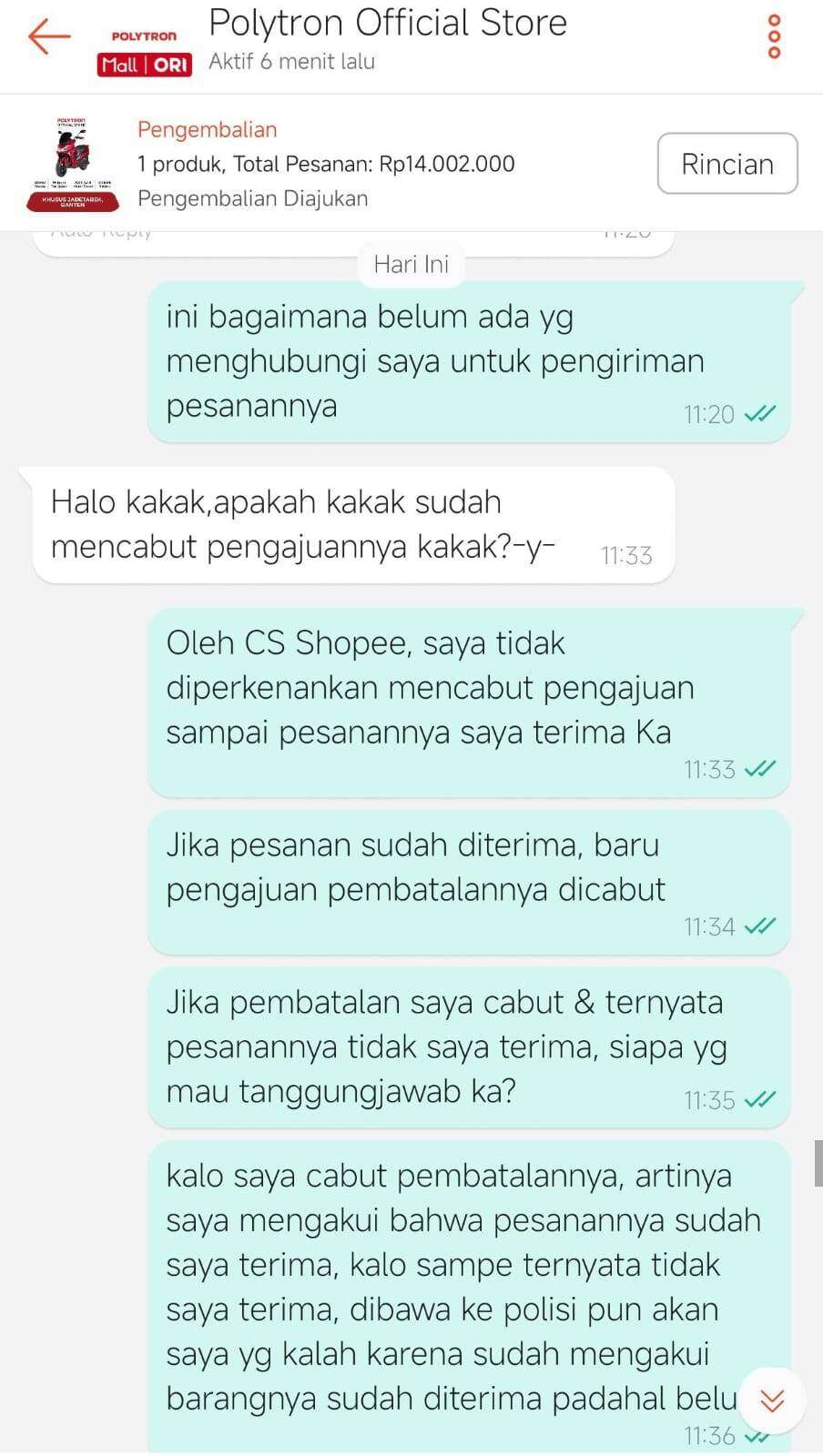 Apakah Aman Memesan Molis Polytron di Marketplace?