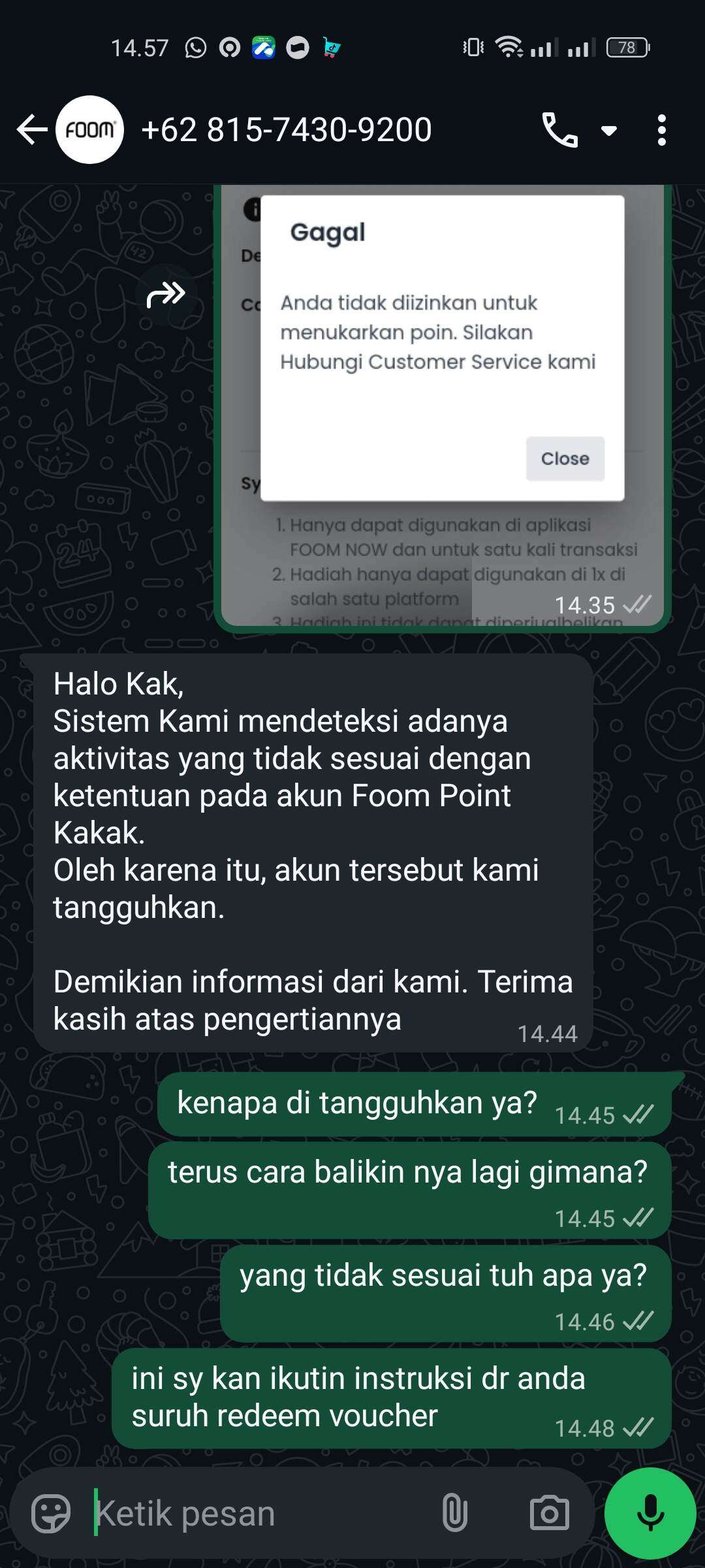 Aplikasi Foom Now yang Tidak Berguna