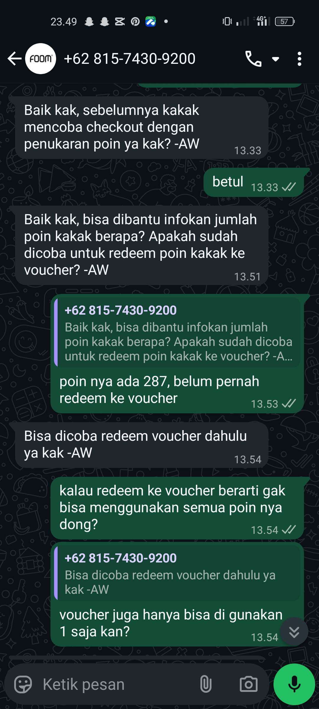 Aplikasi Foom Now yang Tidak Berguna