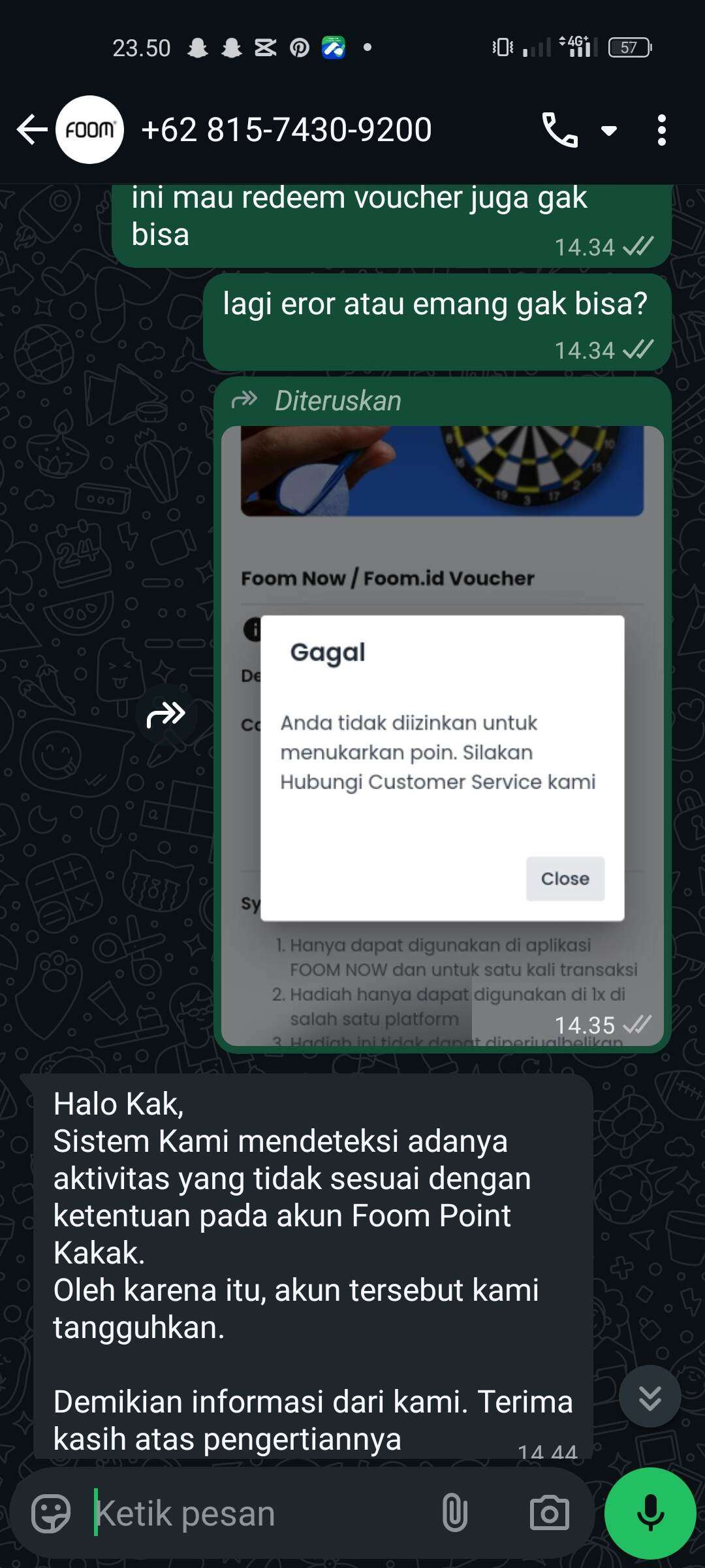 Aplikasi Foom Now yang Tidak Berguna