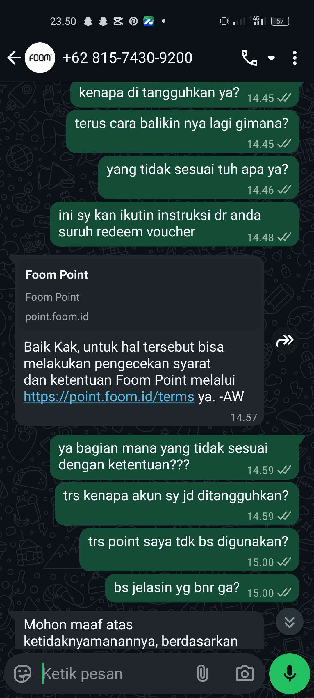 Aplikasi Foom Now yang Tidak Berguna
