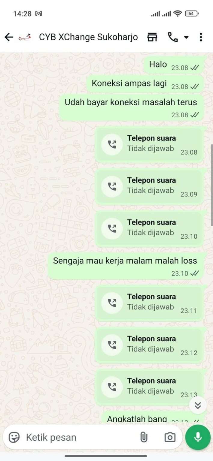 Provider Internet CYB Media Merugikan Konsumen dan Arogan