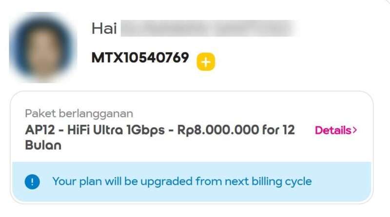 Pelanggan Lama Indosat HiFi Kecewa, Upgrade Paket 1 Gbps Sudah Bayar Penuh tapi Belum Juga Aktif